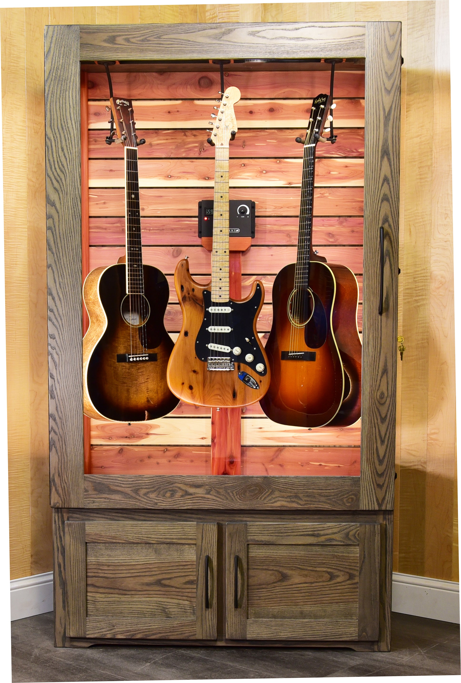 How To Build A Guitar Display Cabinet | Cabinets Matttroy